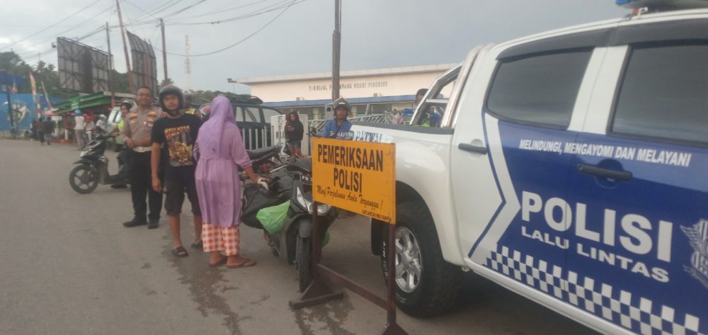 Sat Lantas Di kabupaten Fakfak Selama 2 Hari Puluhan Kendaraan Terjaring Razia – Sokama.id